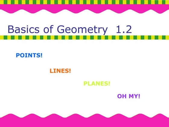 Building Blocks Of Geometry | PPT | 3-D Graphics | Computer Software ...
