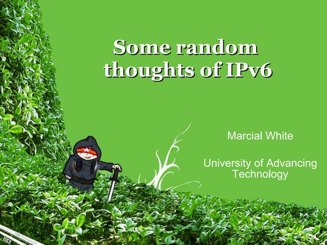 Basics Of Ipv6 Ppt