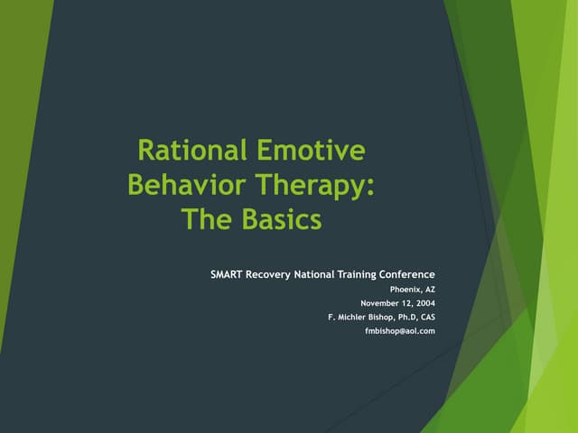Rational emotive behavior therapy | PPTX