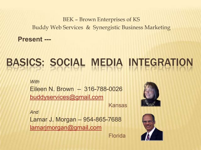 Basics social-media | PPT Basics social-media | PPT