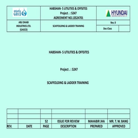 BASIC SCAFFOLDING SAFETY TRAINING PART1 .ppt