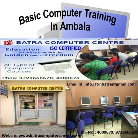Basic Computer Course in Ambala ! Batra Computer Centre | PPTX ...