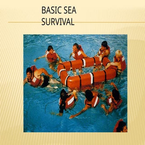 Basic Sea Survival Training Presentation | PPTX