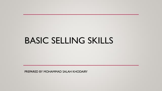professional basic selling skills.pdf