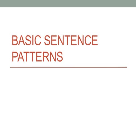 BASIC SENTENCE PATTERNS.pptx