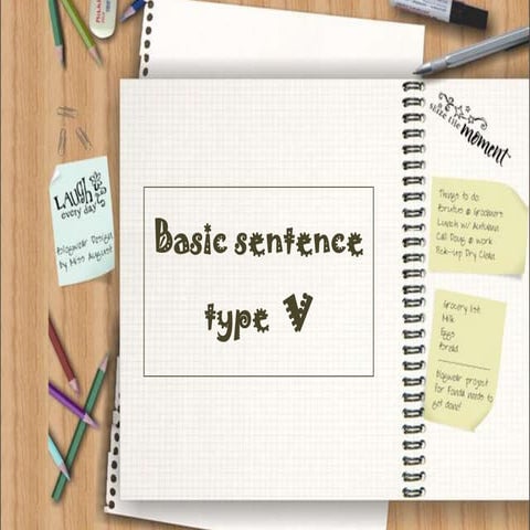 Basic Sentence Type V | PPTX