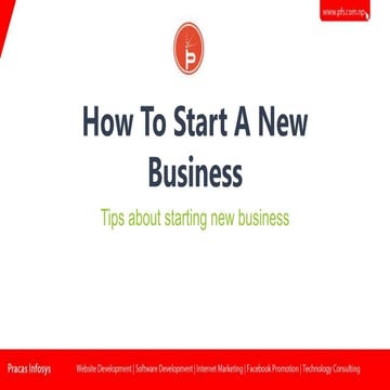 Basics for starting your own Business | PPTX