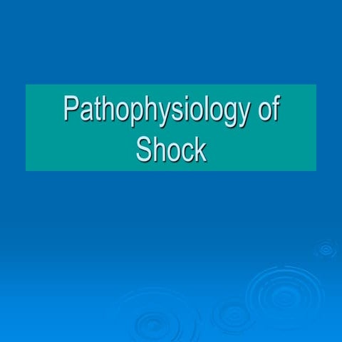 Basic Shock Presentation 1 Ppt