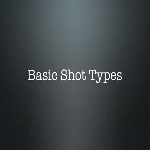 Basic shot types & angles | PPT