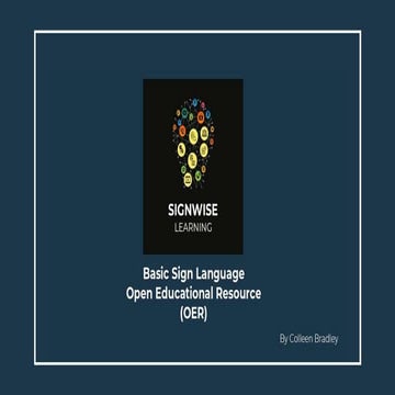 Basic Sign Language | PPTX