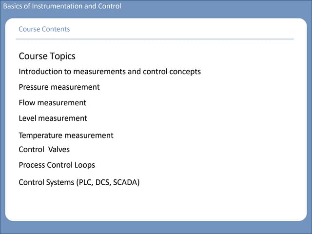 Basic instrumentation | PPT | Physics | Science