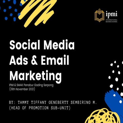 Basic Social Media Ads & Email Marketing | PDF
