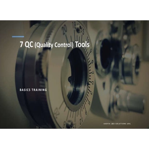 Training module on Basics of 7QC Tools . | PDF