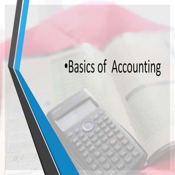 Basics of Accounting Session 1 for Beginners | PPT