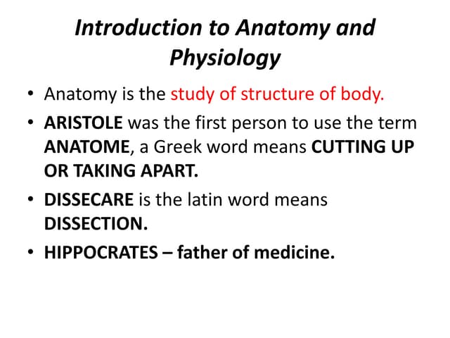 Unit1: Organisation of Human Body | PPTX