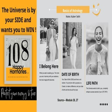 Basics of Astrology career challenge 2026 | PPTX