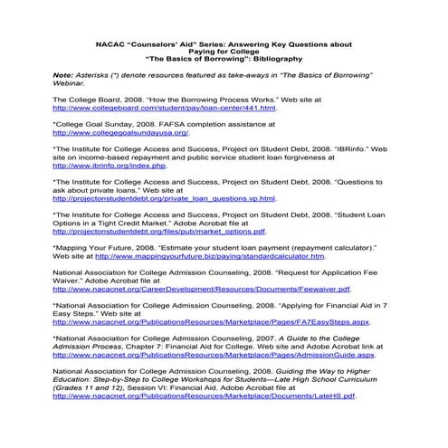 Basics Of Borrowing Bibliography | PDF