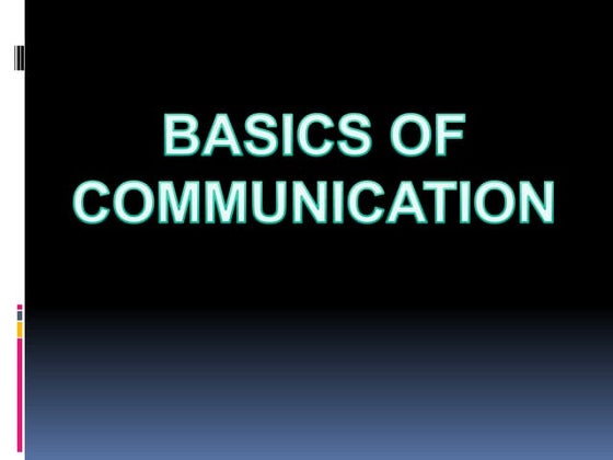 Communication | PPT