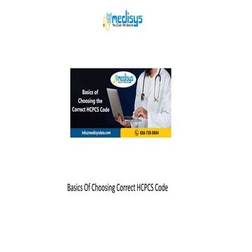 Basics Of Choosing Correct HCPCS Code.pptx