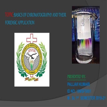 Basics Of Chromatography And Their Forensic Applicationpptx 