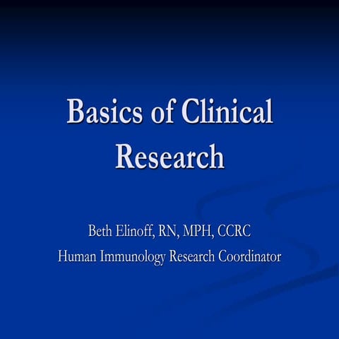 Basics of Clinical Research.ppt