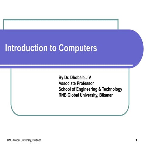 Basics of computers | PPT