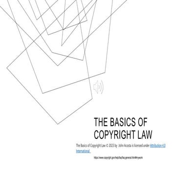 Basics of Copyright Law.pptx