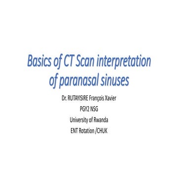 All about uncinate process of nose and paranasal sinuses | PPTX