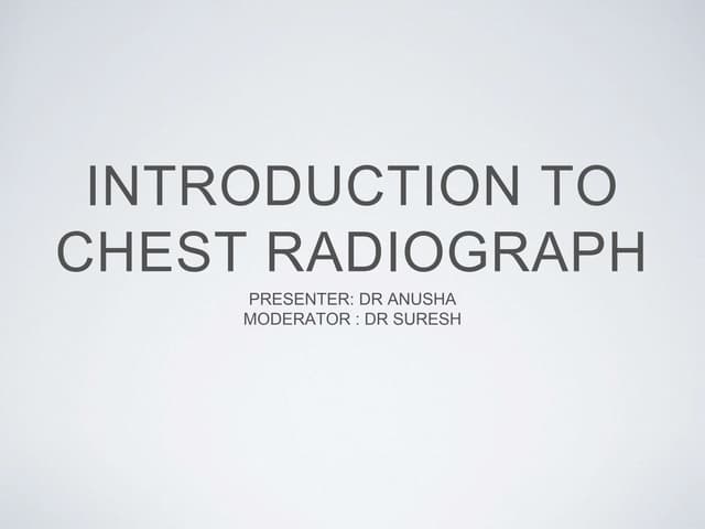 Chest radiography ppt | PPTX | Death, Injury, or Military Conflict | Sensitive Topics