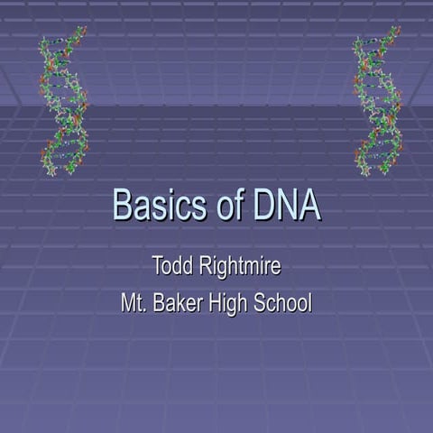 Basics of dna | PPT