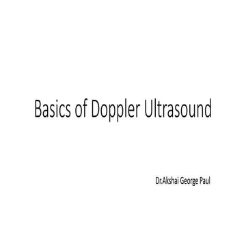 Basics of Doppler Ultrasound .pptx