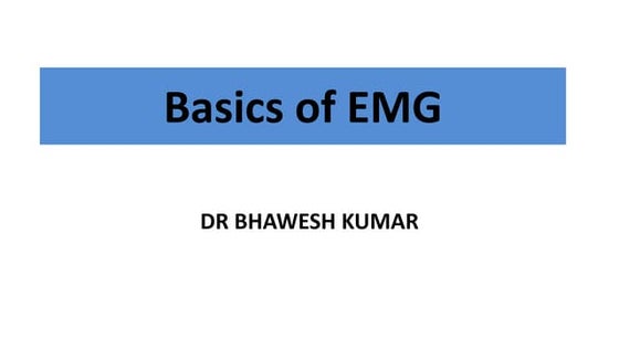Electromyography | PPT