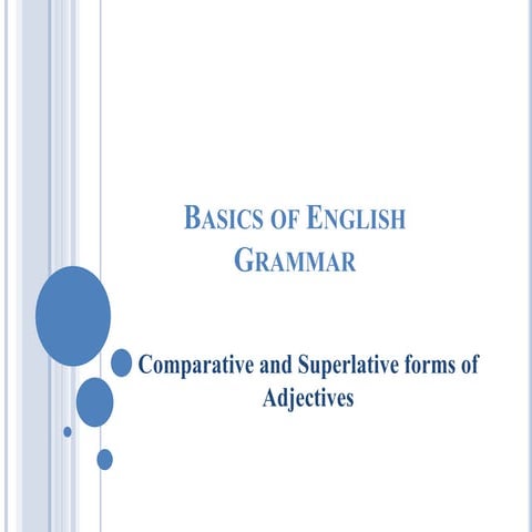 Basics of English grammar | PPT