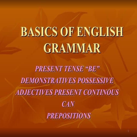 English Beginners | PPT
