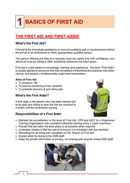 First Aid & CPR | PPT