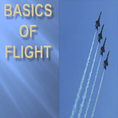 Basics of flight | PPTX