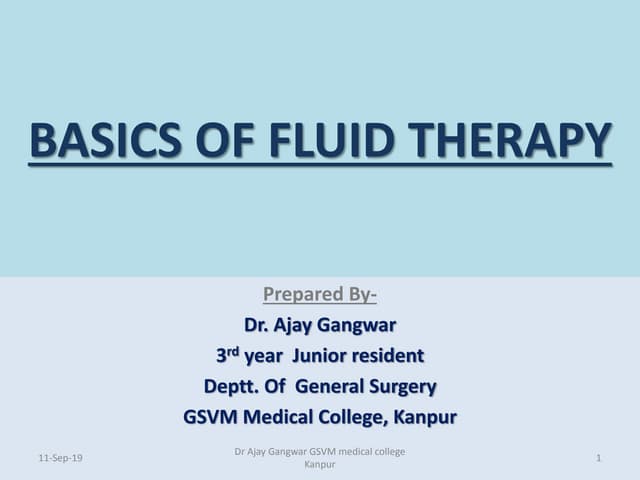 IV FLUIDS, TYPES AND CLASSIFICATION pptx | PPTX