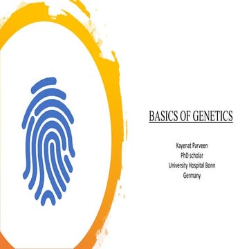 Basics of genetics | PDF | Genetics | Science