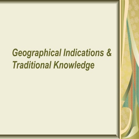 Basics of gi | PPT | Geography | Science
