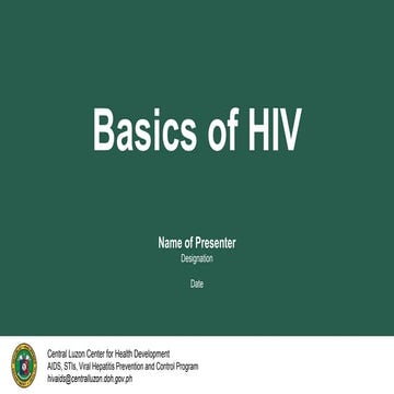 Basics of HIV and STIs (English) 03292023 (1).pptx | Sexual Health ...