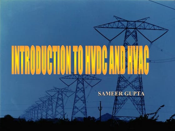 HIGH VOLTAGE DISTRIBUTION SYSTEM(HVDS). | DOCX | Gas and Electric ...