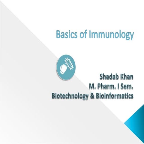 Basics of immunology | PPTX