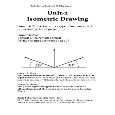 Basics of Isometric Views and drawings in EG | PDF