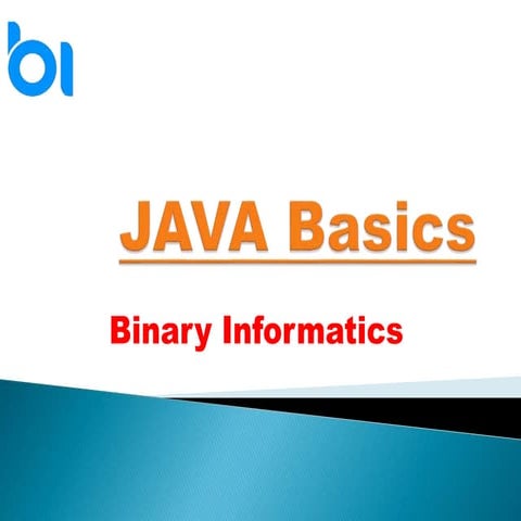 Basics of java | PPT