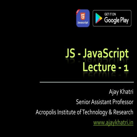 Basics Of Java Script Js Pptx Web Development Internet