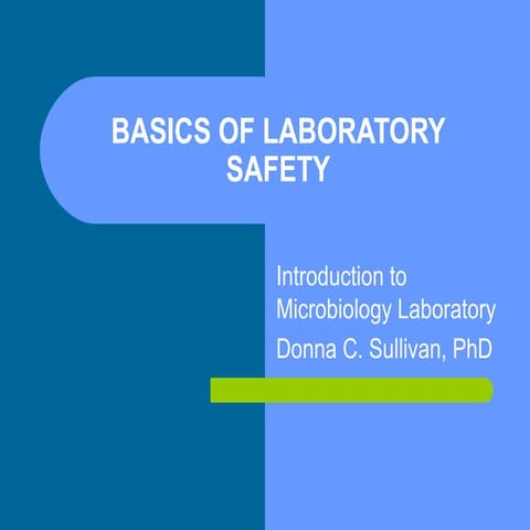 Laboratory safety | PPTX
