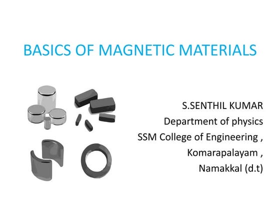 Classification of magnetic materials on the basis of magnetic moment | PPTX | Geology | Science