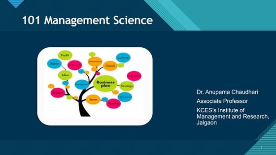 Nature and significance of management part 5 | PPTX | Business ...