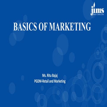 Basics of marketing | PPT