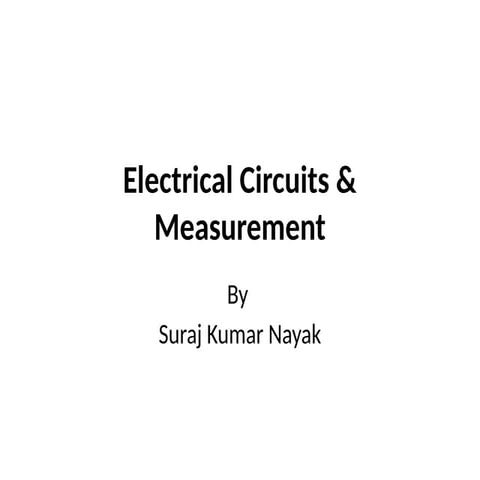 Basics of measurement systems an measure | PPTX